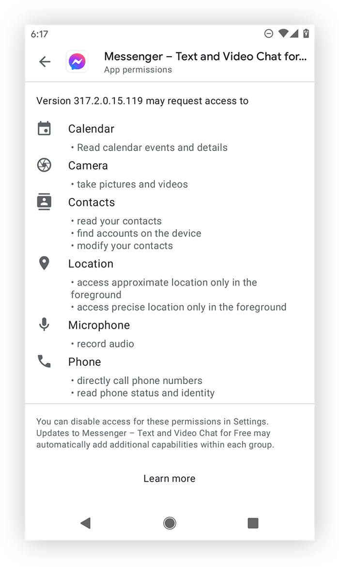 Android App Permissions Which To Allow And Avoid